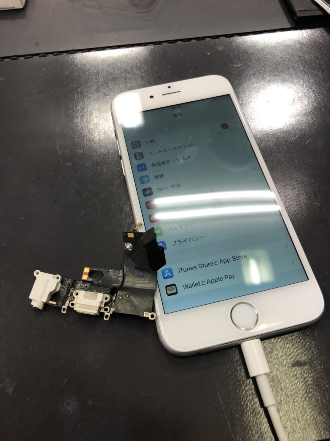 充電出来ないiPhone6修理！高島市よりご来店頂きました (^^♪ - iPhone・iPad・android修理のCareMobileブランチ大津京店 | データそのまま即日修理